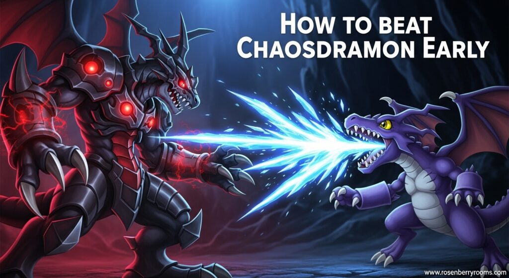 Digimon Story Time Stranger (2025) Beat Chaosdramon Early