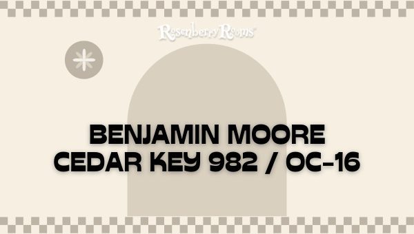 Benjamin Moore Cedar Key 982 / OC-16 [Warm Or Cool: Review]