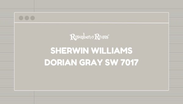 Sherwin Williams Dorian Gray SW 7017 [2025 Paint Color Review]