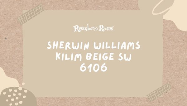 Sherwin Williams Kilim Beige SW 6106 2025 [Orange Paint Color]