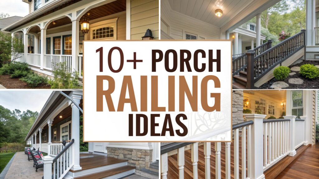 10+ Porch Railing Ideas Inspirations to Elevate Your Home!
