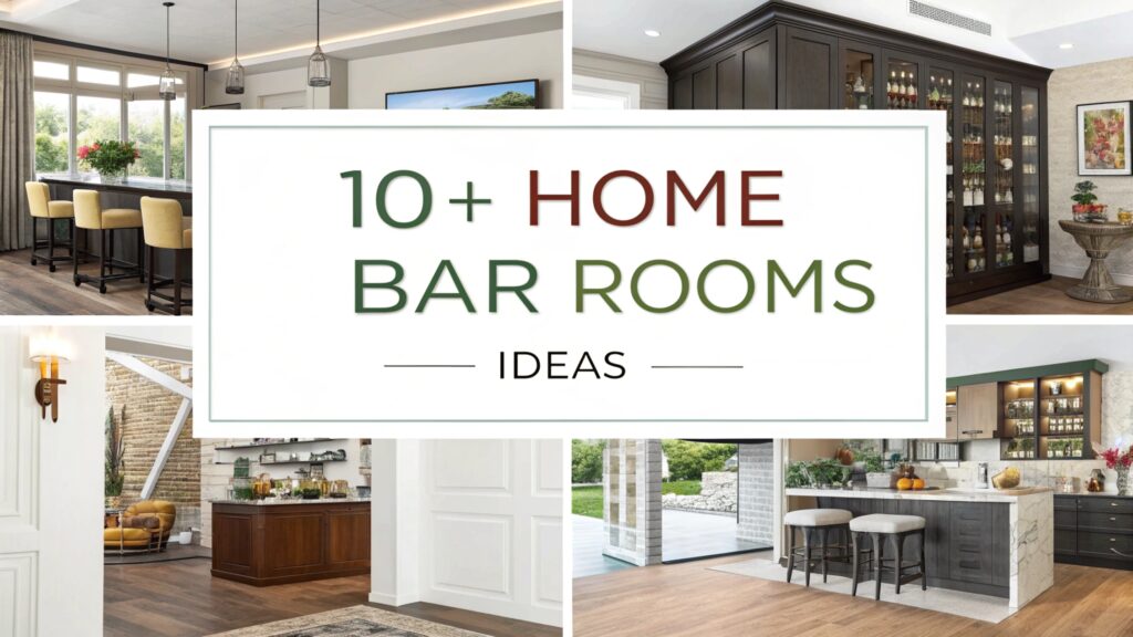 10+ Transform Your Space with These Home Bar Room Ideas!