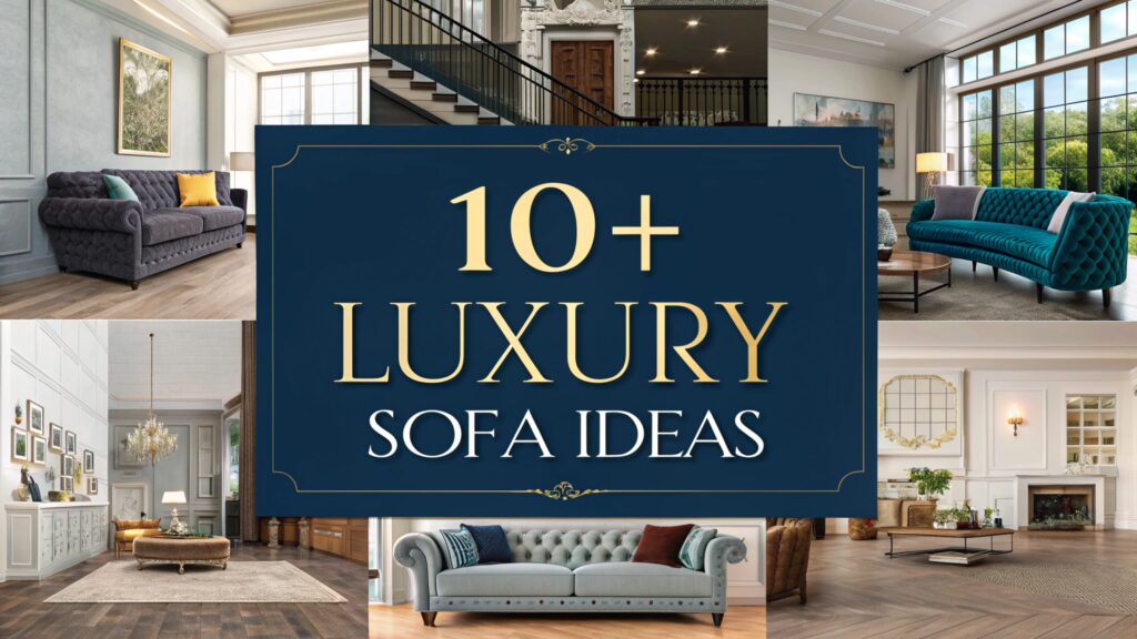 10+ Luxury Sofa Ideas - Elevate Your Living Room Instantly!