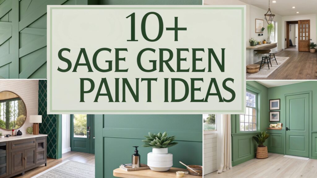 10+ Transform Your Home with Stylish Sage Green Paint Ideas!