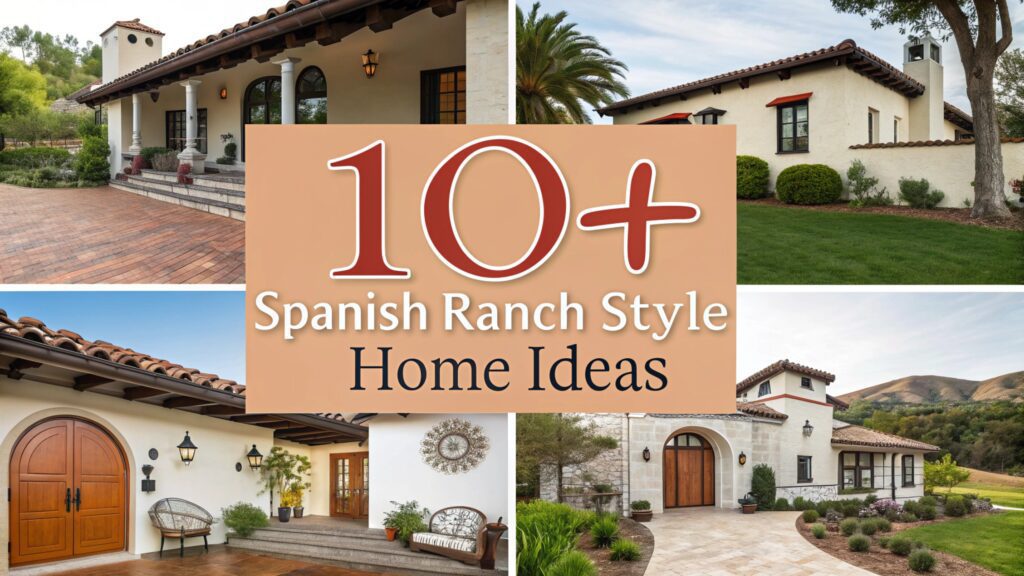 10+ Spanish Ranch Style Home Ideas That'll Make You Jealous!