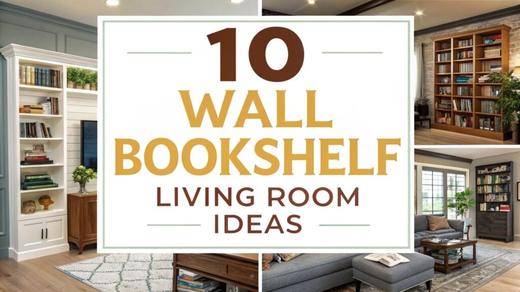 10 Genius Wall Bookshelf Ideas to Elevate Your Living Room