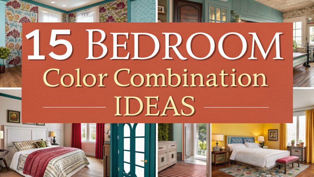 15 Bedroom Color Combination Ideas for - A Luxurious Vibe!