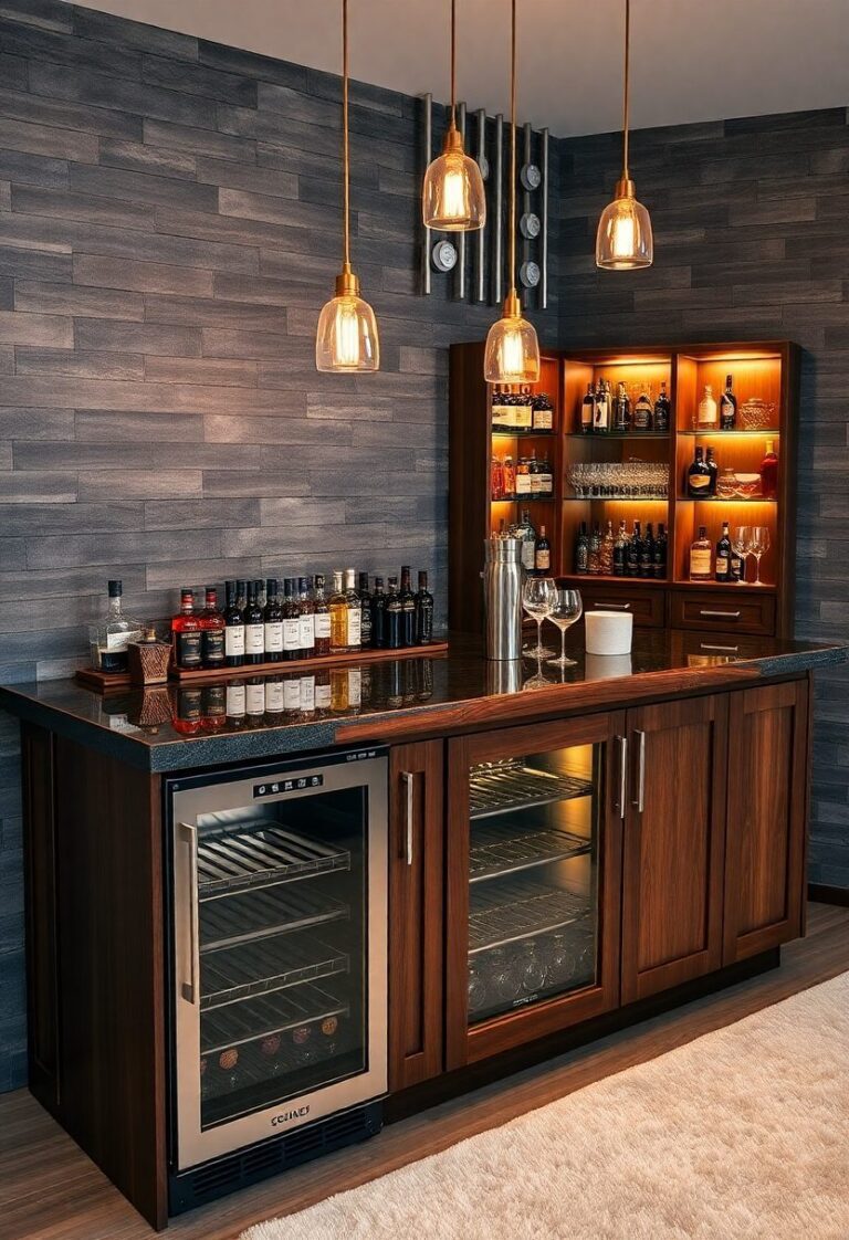 10+ Lavish Home Bar Design Ideas That'll Impress Your Guests