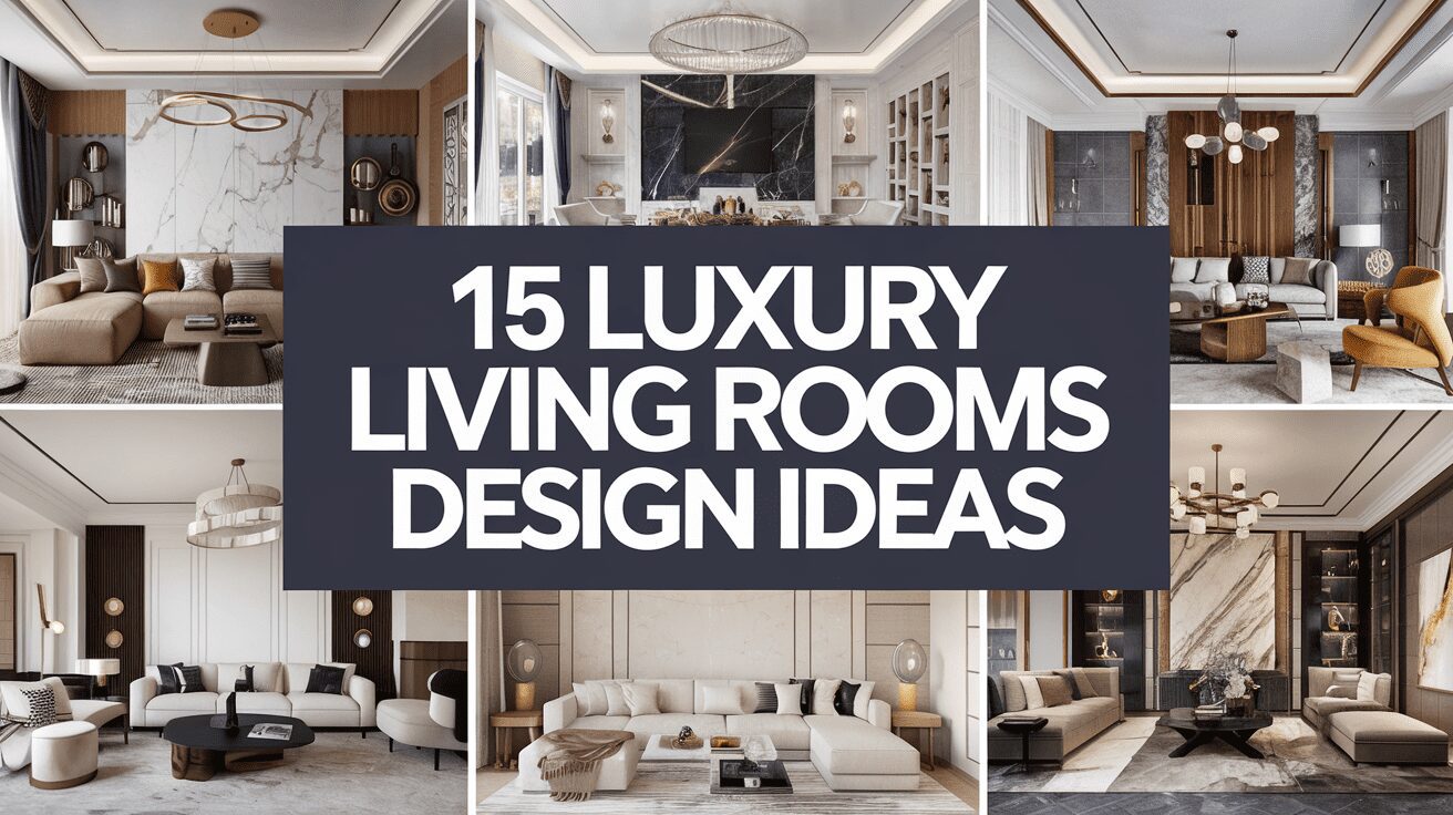 15 Luxury Living Rooms Design Ideas | That Scream Elegance!