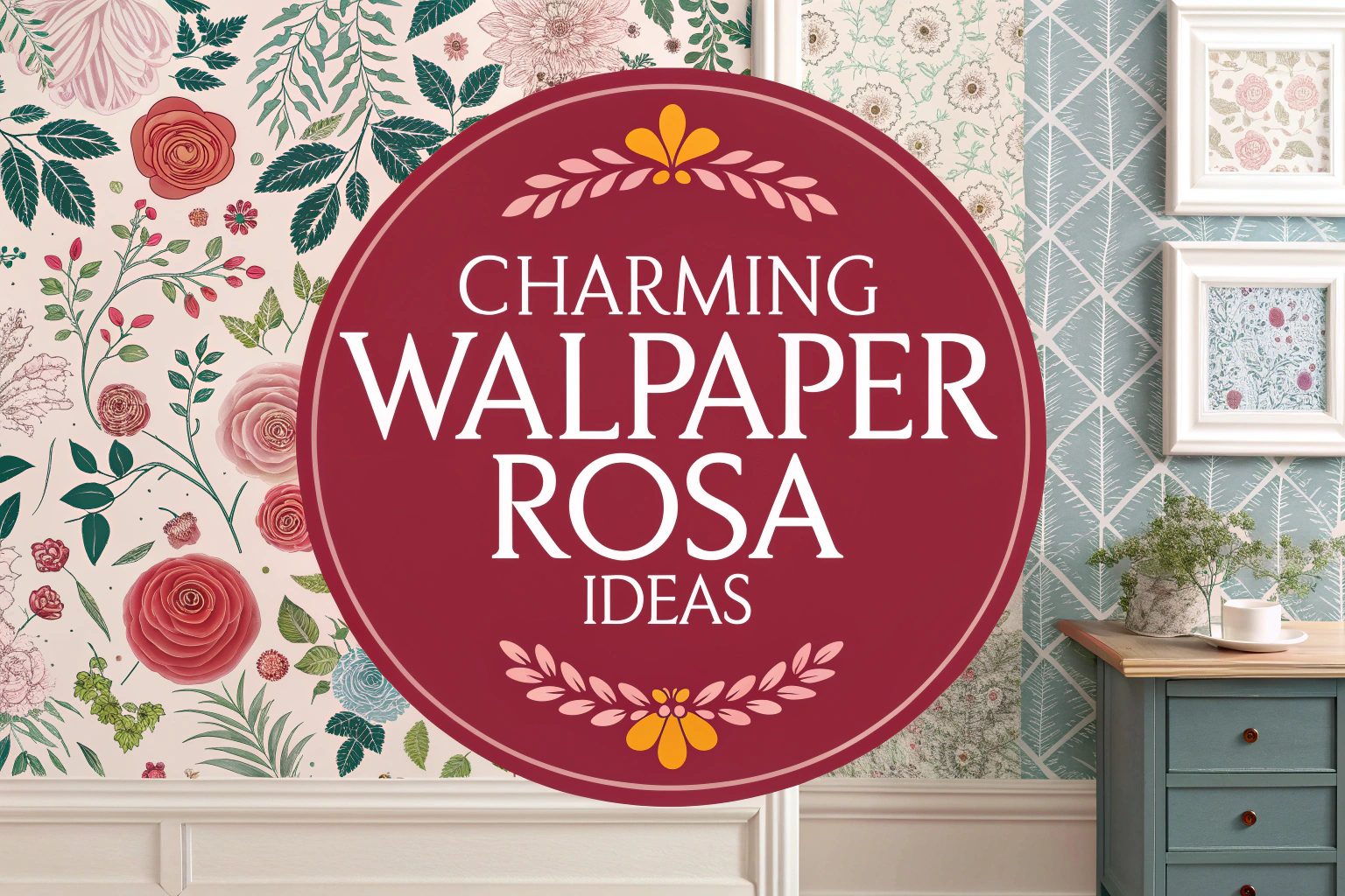 17 Charming Wallpaper Rosa Ideas for Your Home Decor