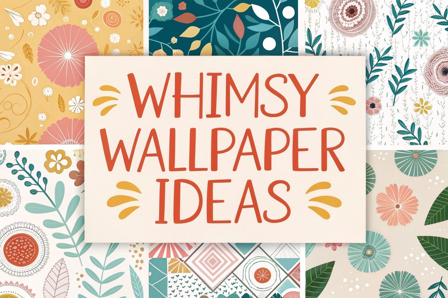 18 Whimsy Wallpaper Ideas to Brighten Your Home Decor