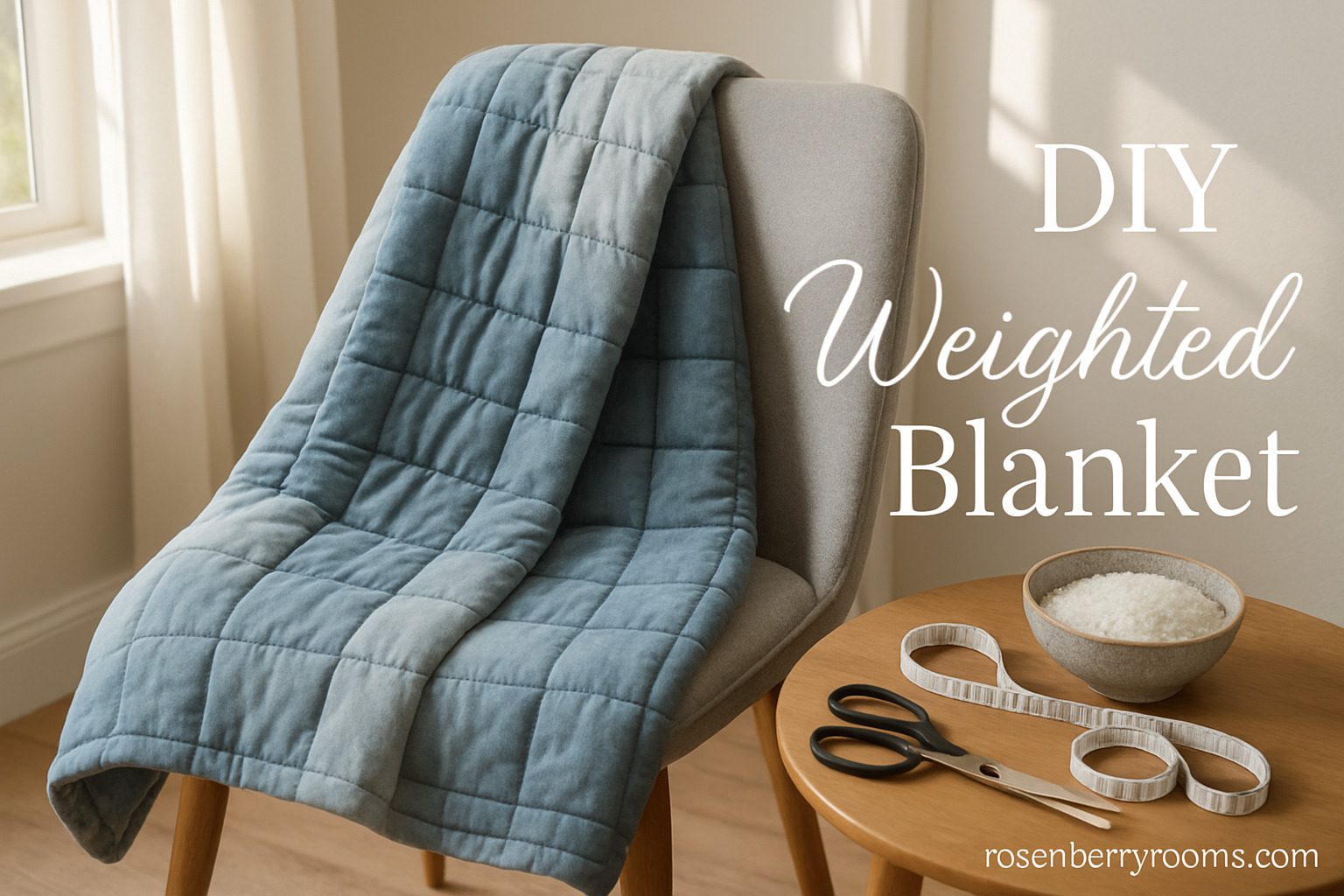 How To Make A Weighted Blanket Diy Guide Free Pattern