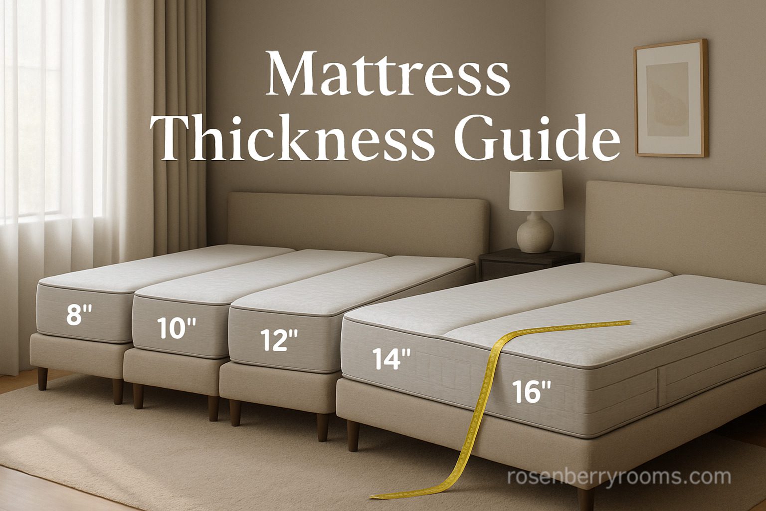 Mattress Thickness Guide: Find Your Perfect Height | 2026