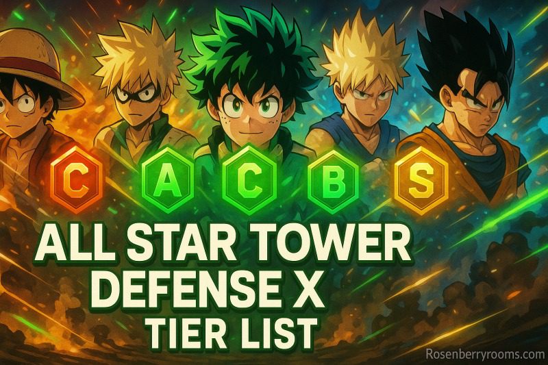 All Star Tower Defense X Tier List (October 2025) ASTD X Units