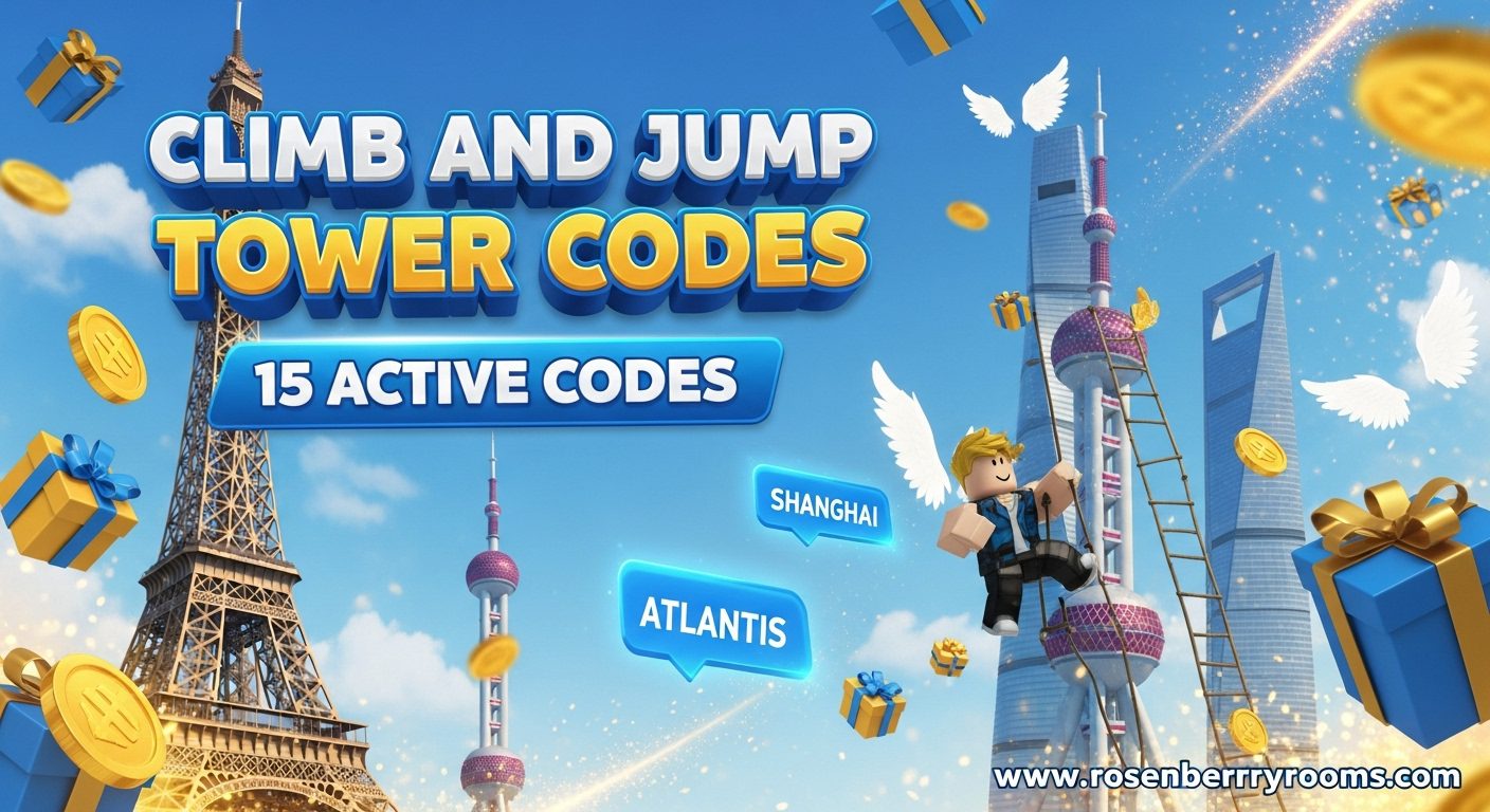 Climb and Jump Tower Codes (October 2025) 28+ NEW Codes