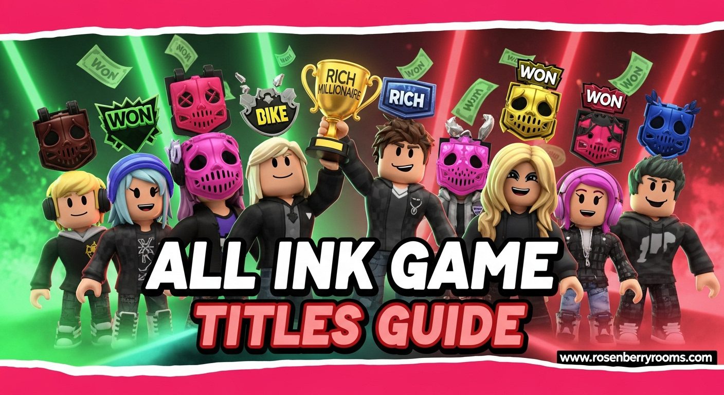 All 12 Ink Game Titles & Unlock Guide (October 2025)