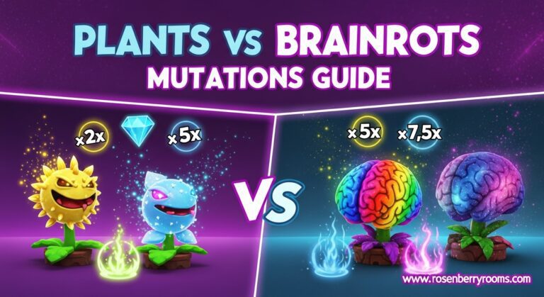 Plants Vs Brainrots Mutations Guide (2026) List & Multipliers