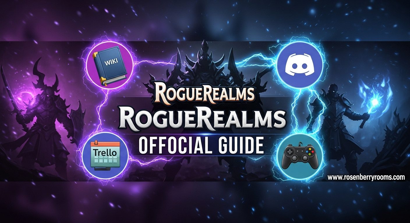 RogueRealms Official WIKI, Trello & Discord Links (October 2025)