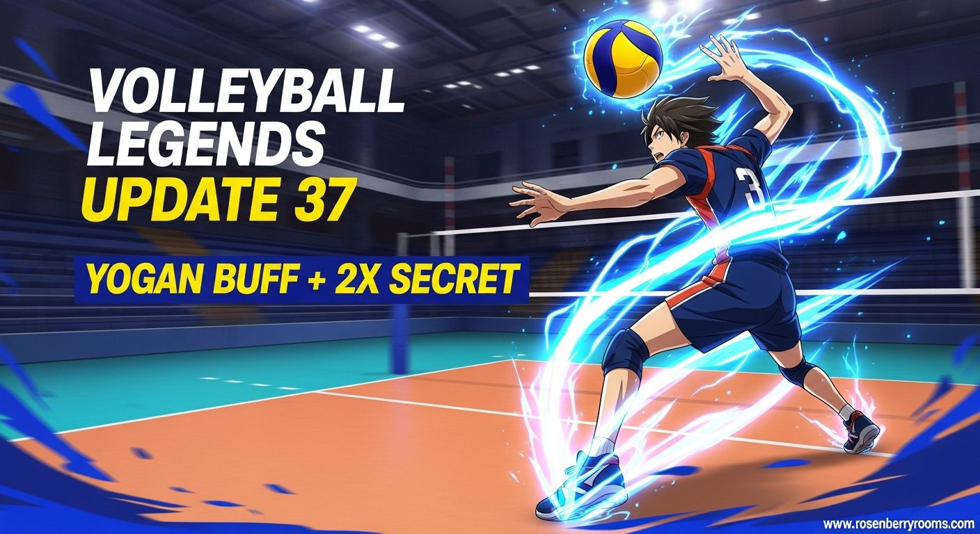 Volleyball Legends Update 37 (March 2026) Yogan Buff + Codes