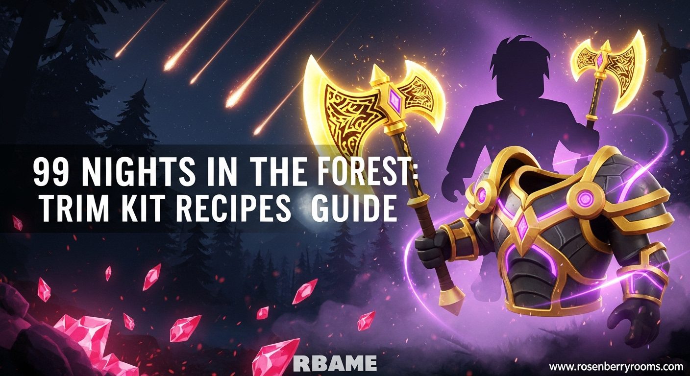 99 Nights in the Forest Trim Kit Recipes (March 2026)