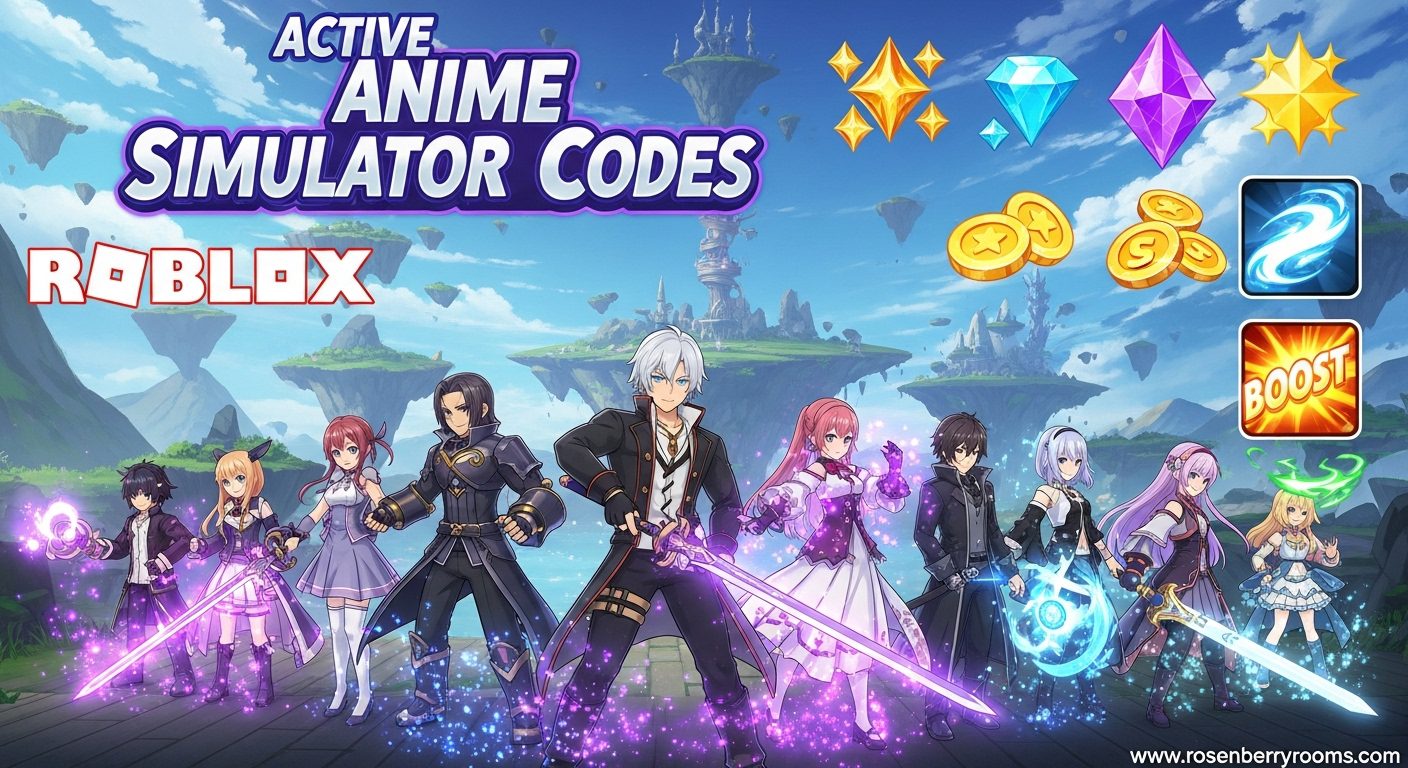 Anime Simulator Codes (December 2025) 65+ NEW Codes Available