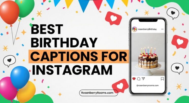 300+ Best Birthday Captions for Instagram (March 2026)