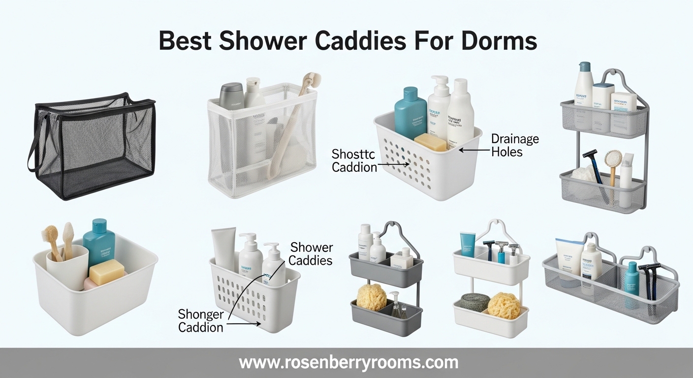 14 Best Shower Caddies For Dorms (May 2026) Tested
