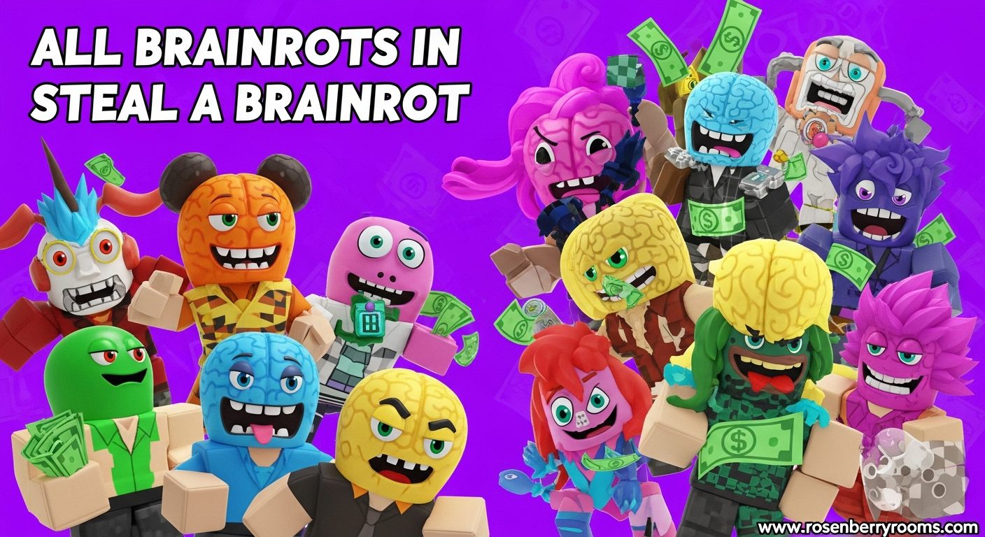 All 150+ Brainrots in Steal a Brainrot (November 2025)