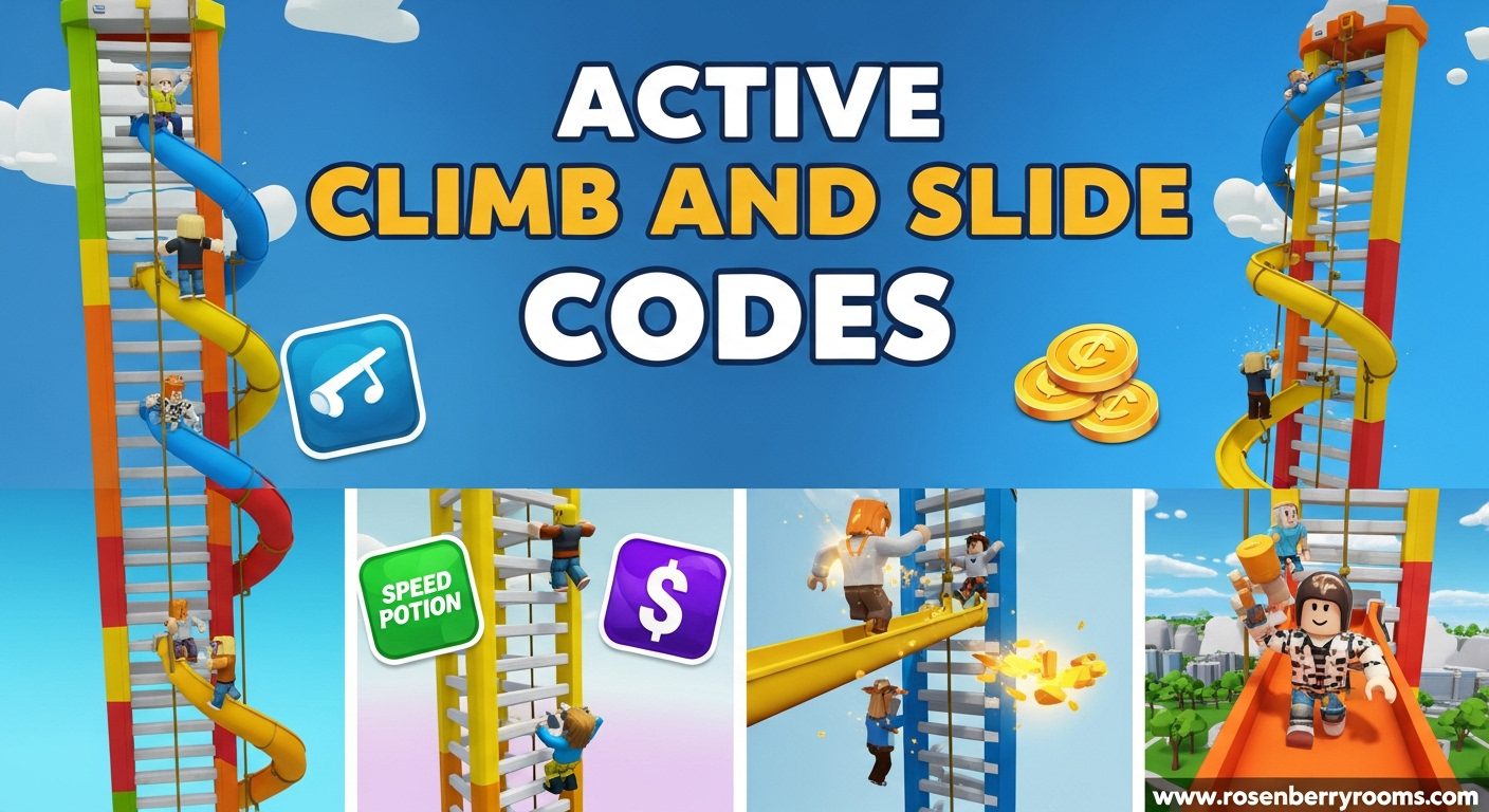 Climb and Slide Codes (October 2025) 15+ NEW Codes Available