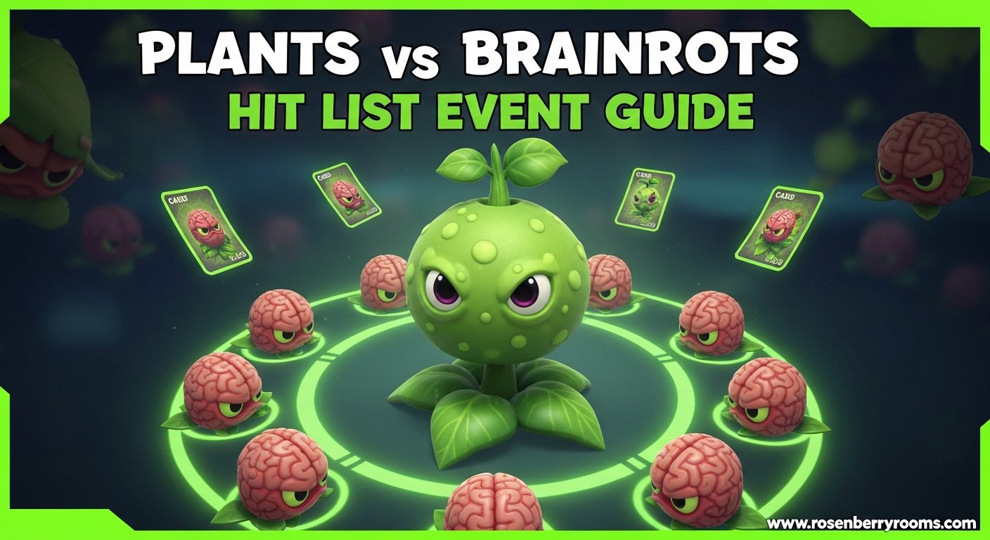 Plants vs Brainrots Hit List Event (May 2026 Guide)