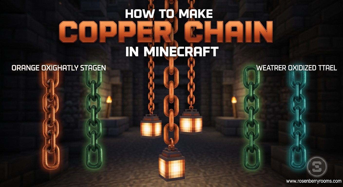 How to Make Copper Chain in Minecraft ( 2025 Complete Guide)