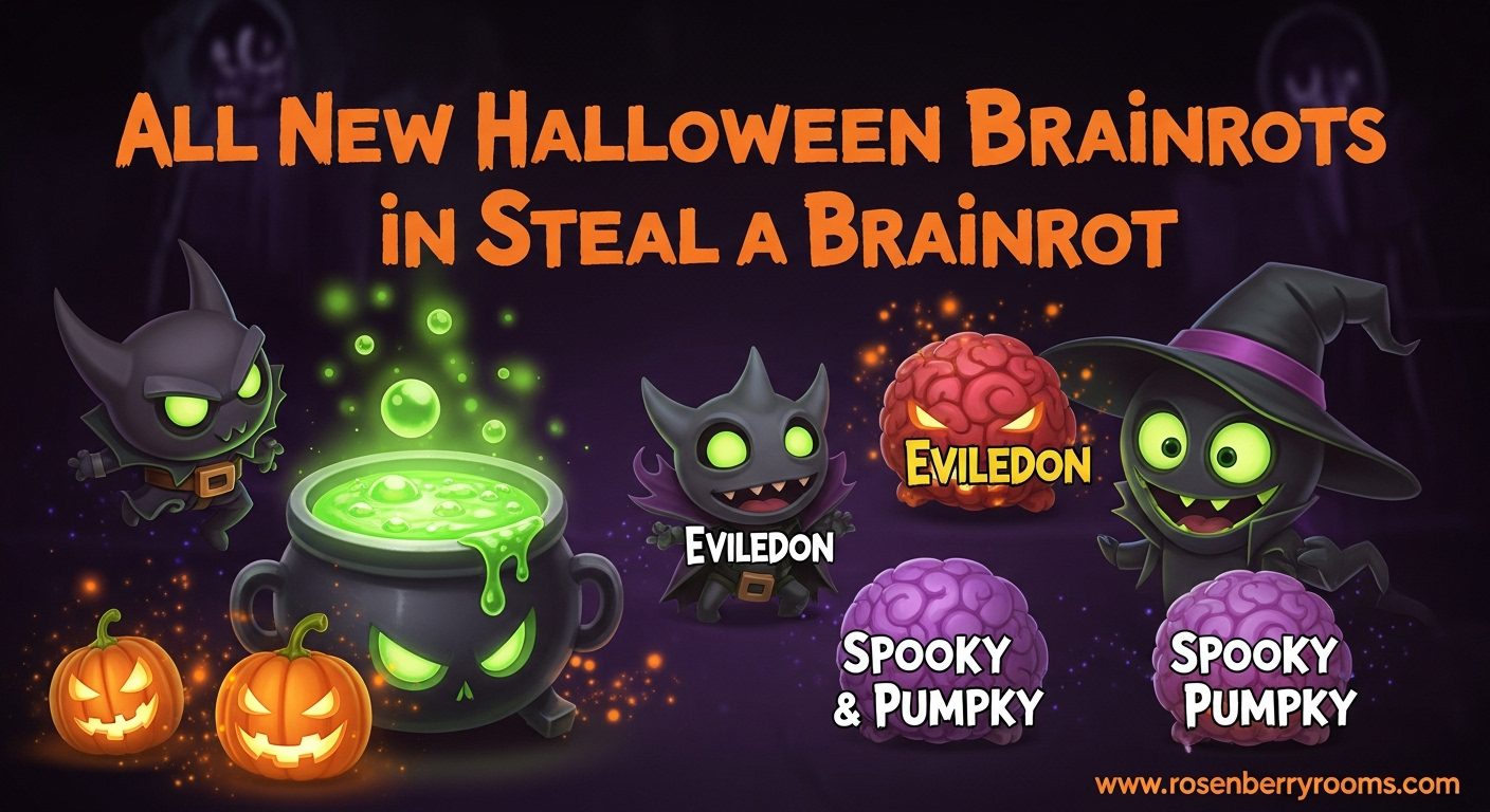 All New Halloween Brainrots in Steal a Brainrot (2025) Witch Fuse