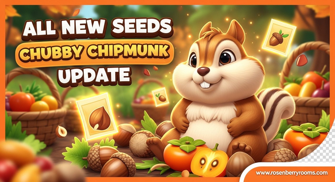 All New Seeds in Grow a Garden Chubby Chipmunk Update (March 2026)