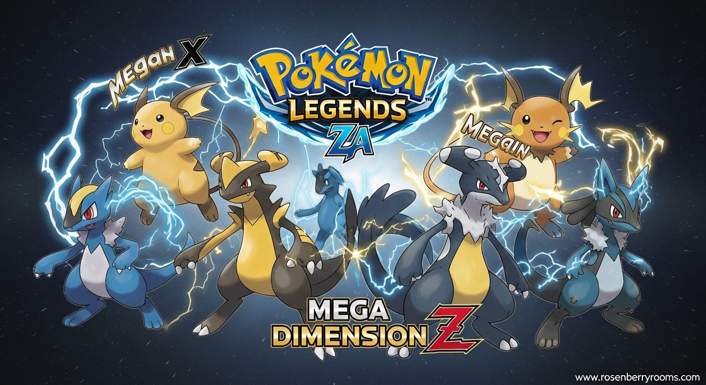 Pokemon Legends ZA DLC (October 2025) 90+ Leaked Pokemon & Megas