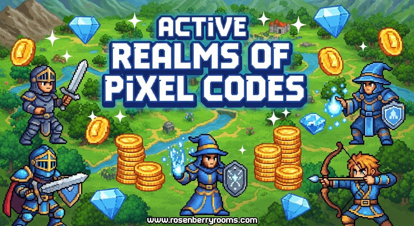 Realms of Pixel Idle RPG codes (March 2026) 35+NEW Codes Available