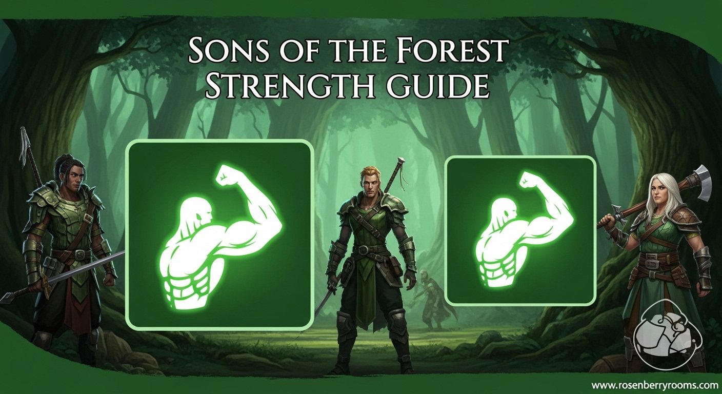 Sons of the Forest Strength (March 2026 Guide) Muscle Icon Explained