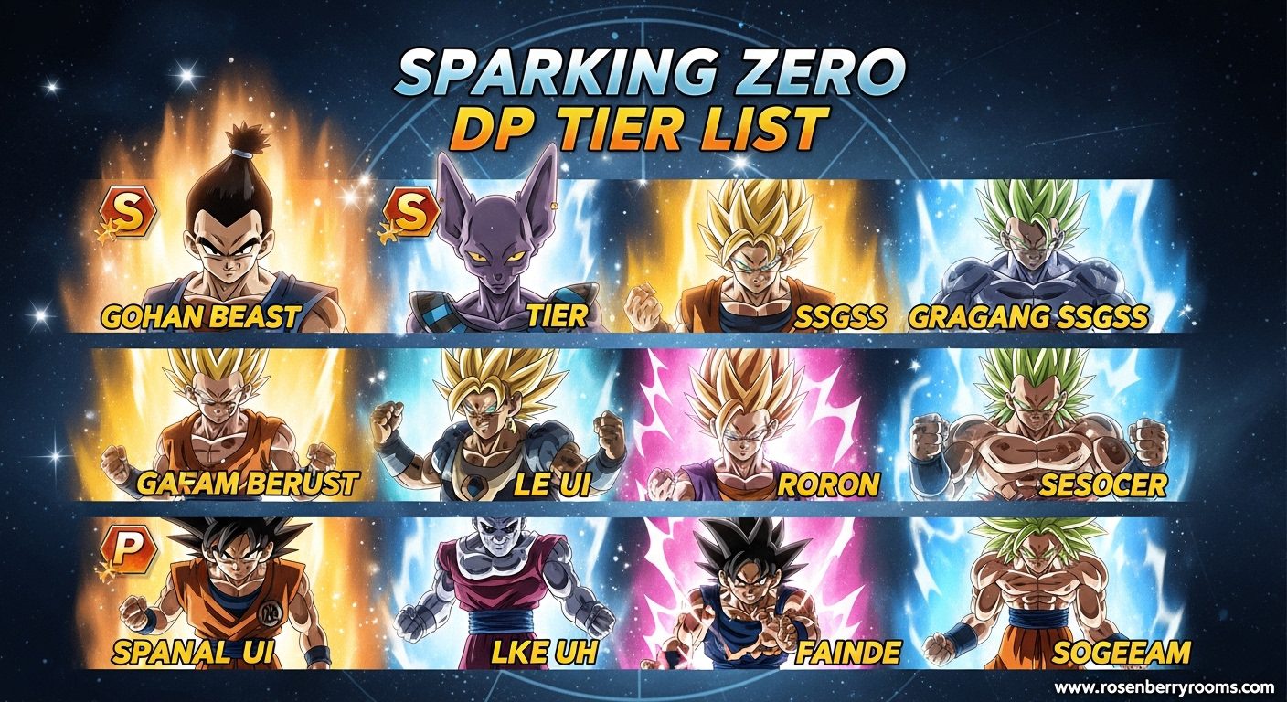 Sparking Zero DP Tier List (March 2026) Best Characters