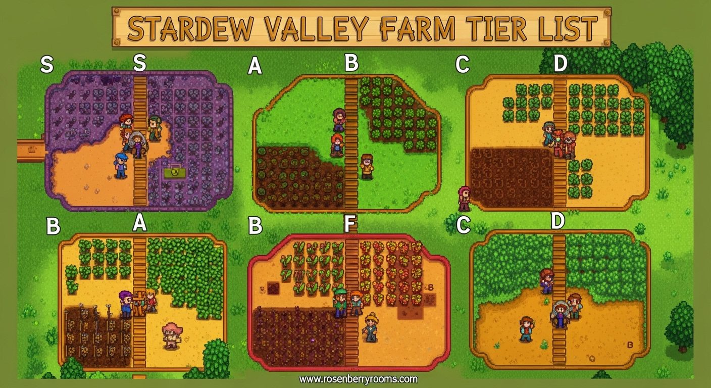 Stardew Valley Farm Tier List (March 2026) Best Maps