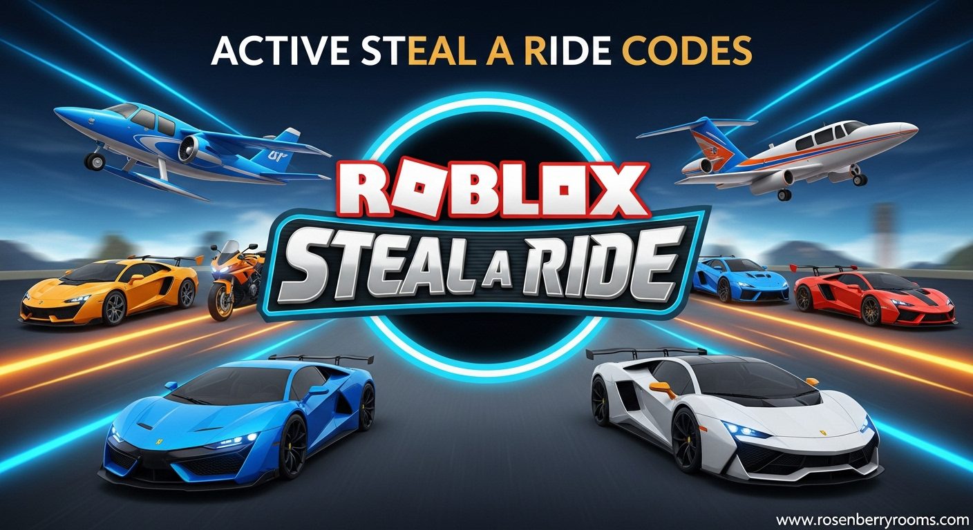 Steal a Ride Codes (March 2026) 35+ NEW Codes Available