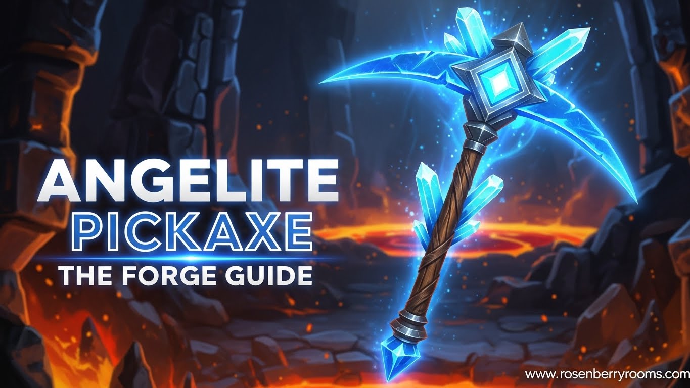 How to Find & Buy Angelite Pickaxe in The Forge Guide (January 2026)
