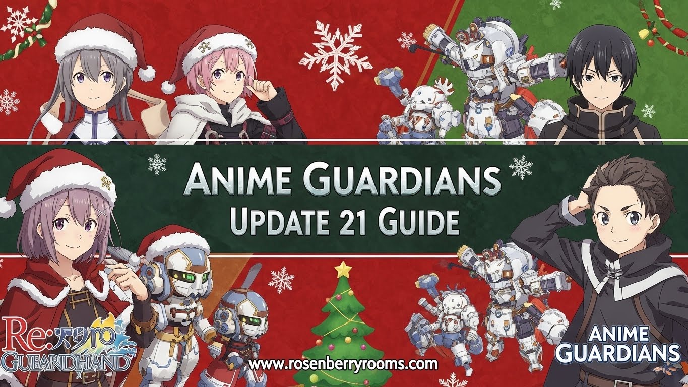 Anime Guardians Update 21 Guide (January 2025) Re:Zero Units & Codes