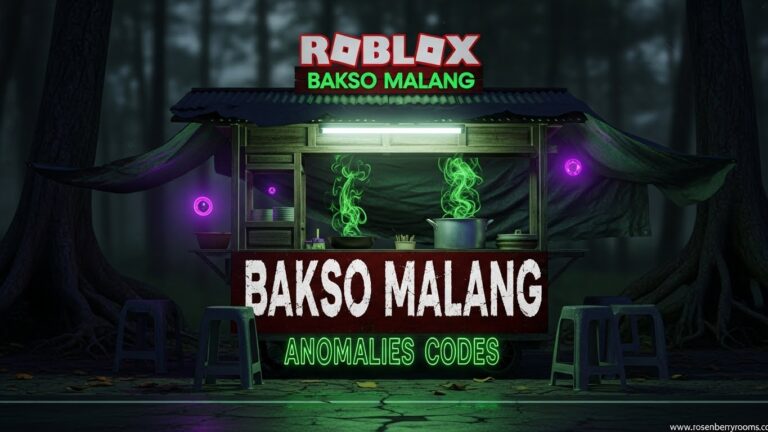 Roblox Bakso Malang Anomalies Codes (January 2025) 10+ NEW Codes