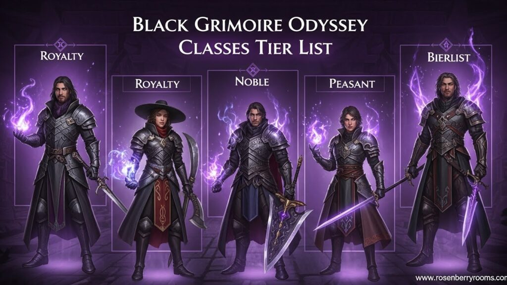Black Grimoire Odyssey Classes Tier List (March 2026)