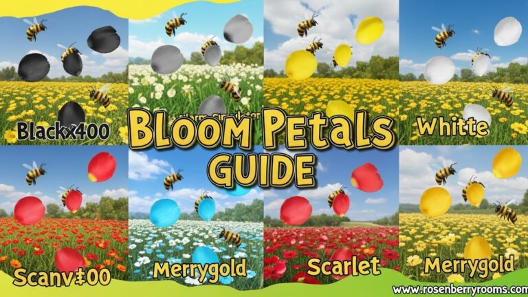 All Bloom Petals Guide in Bee Swarm Simulator (March 2026)