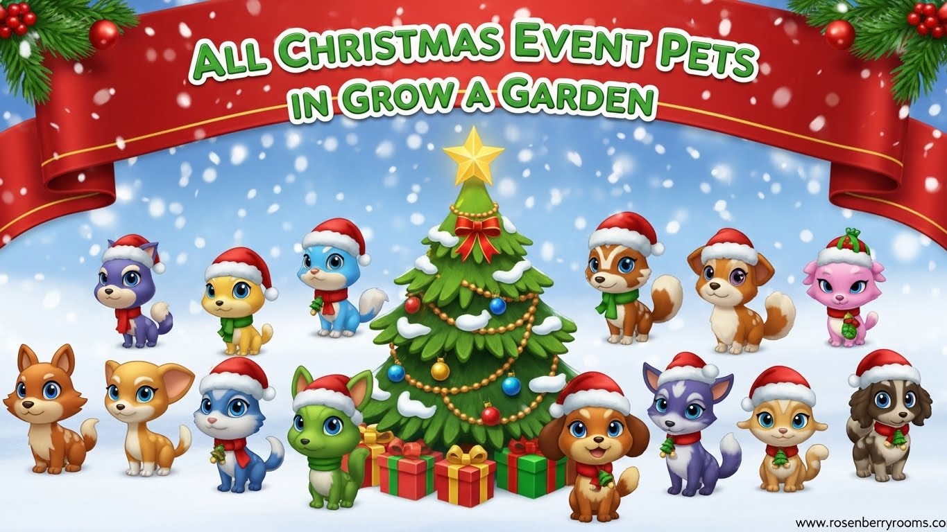 All Christmas Event Pets in Grow a Garden (March 2026)