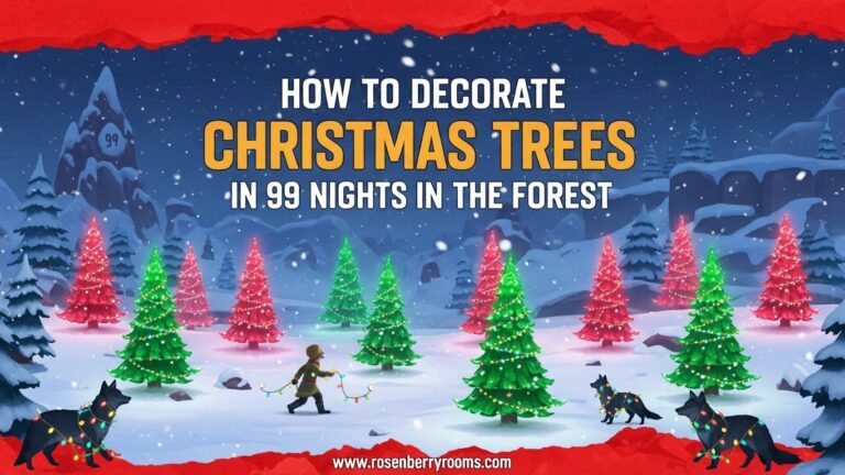 Christmas Tree Decorating Guide for 99 Nights in the Forest (March 2026)