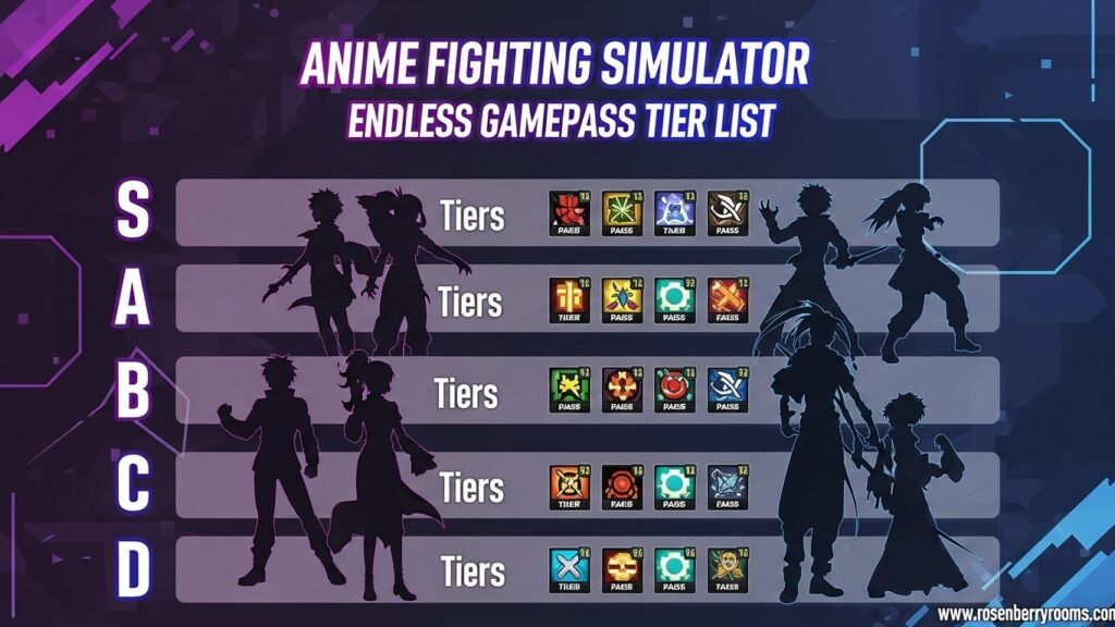 Anime Fighting Simulator Endless Gamepass Tier List (March 2026)