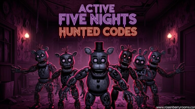 Five Nights Hunted Codes (March 2026) 28+ NEW Codes Available