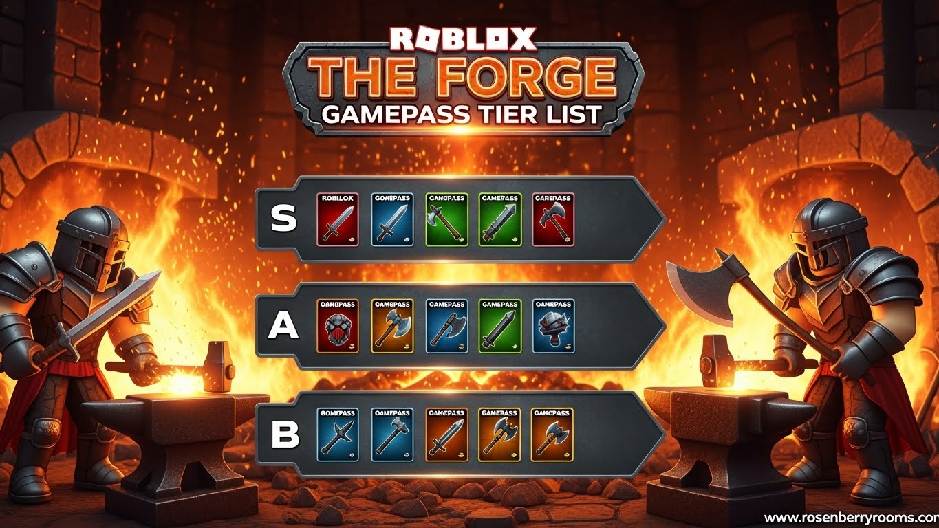 The Forge Best Gamepasses Tier List (March 2026)