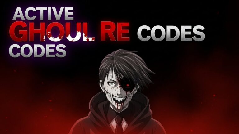 Ghoul Re Codes (March 2026) 18+ NEW Codes Available